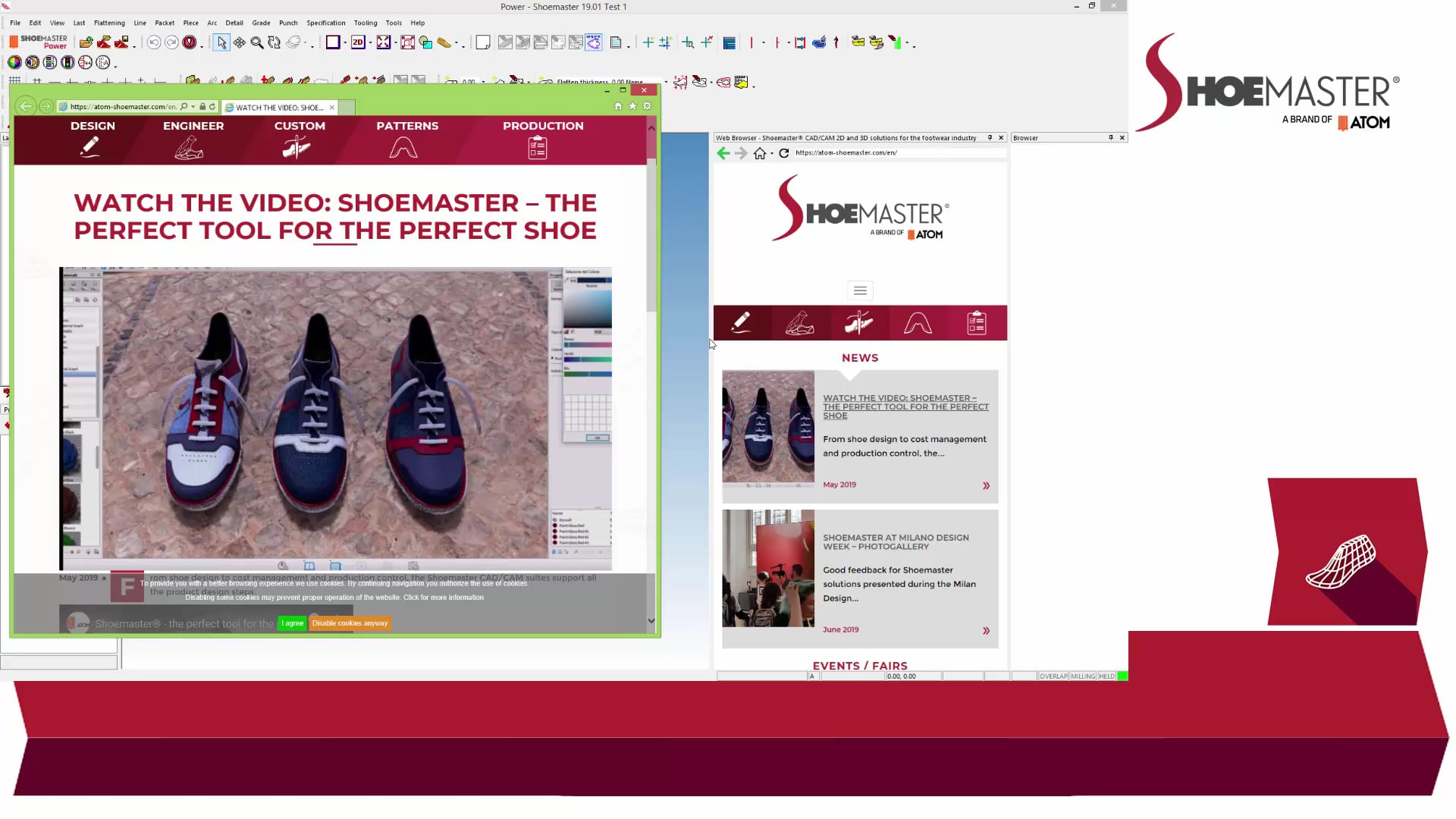 Shoemaster ® ENGINEER - Web Browser on Vimeo