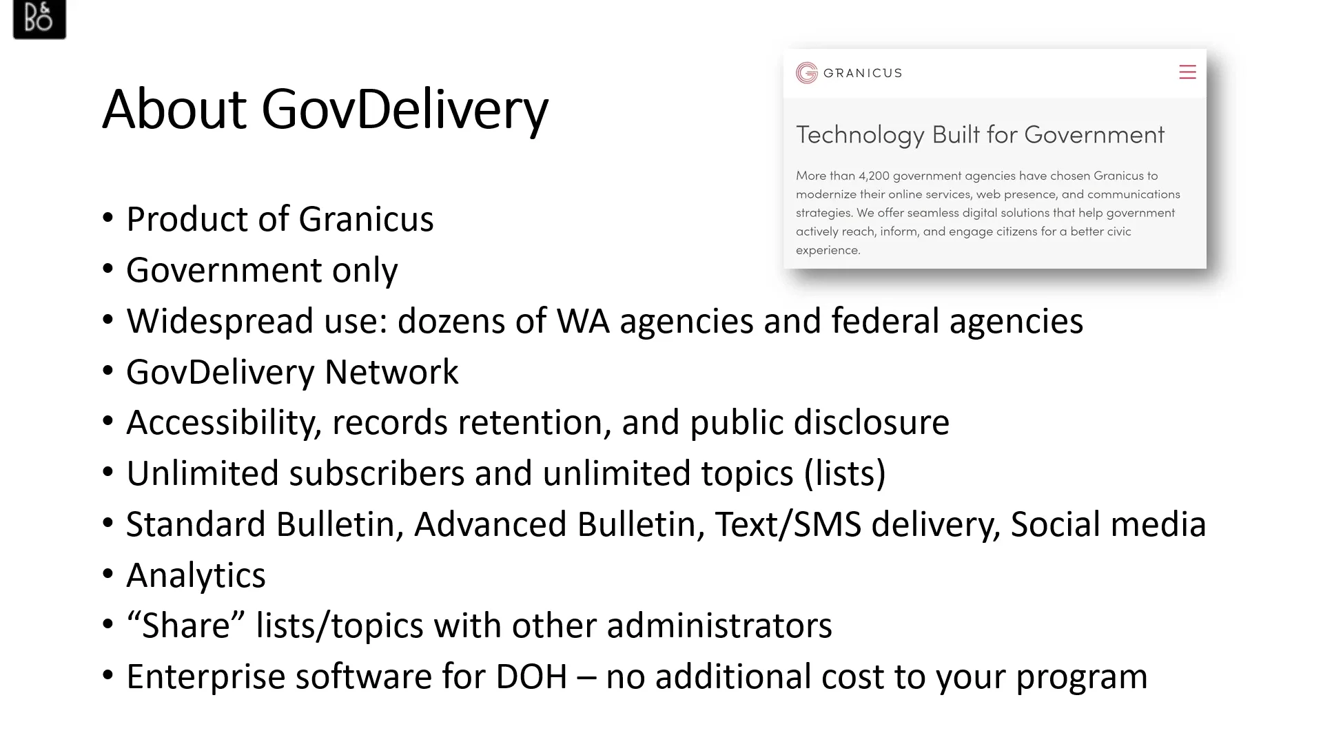 GovDelivery 101
