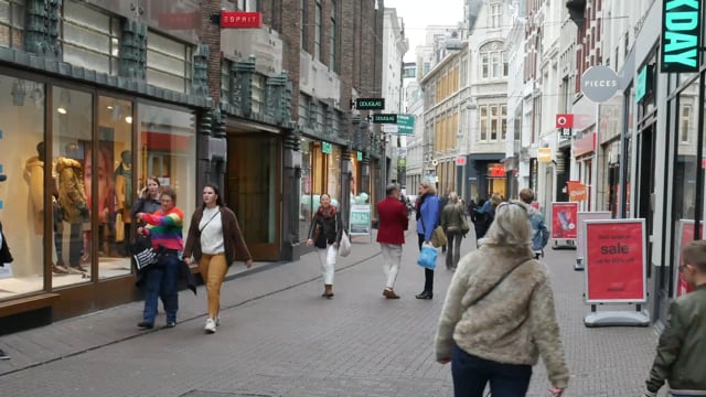 The Hague, The Netherlands, Shopping Street. Free Stock Video - Pixabay