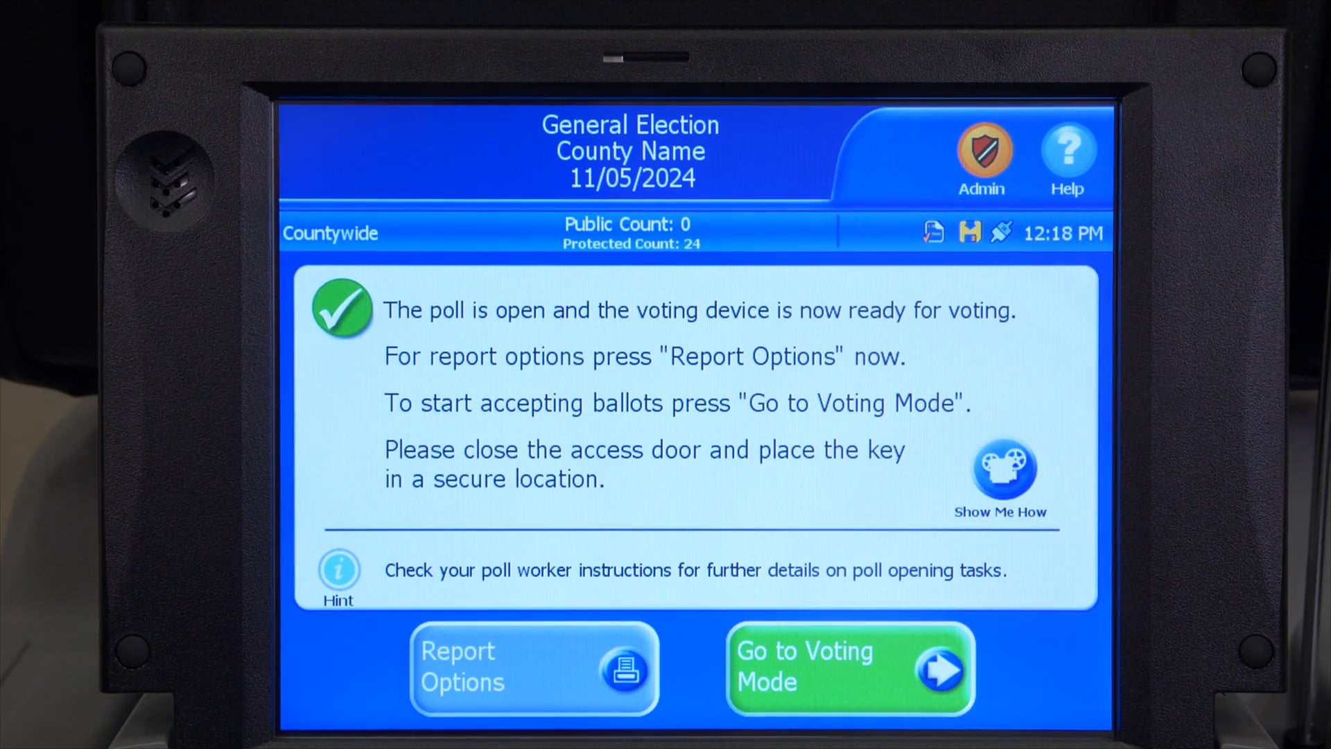 9_ELECTION DAY OPEN DS200 on Vimeo
