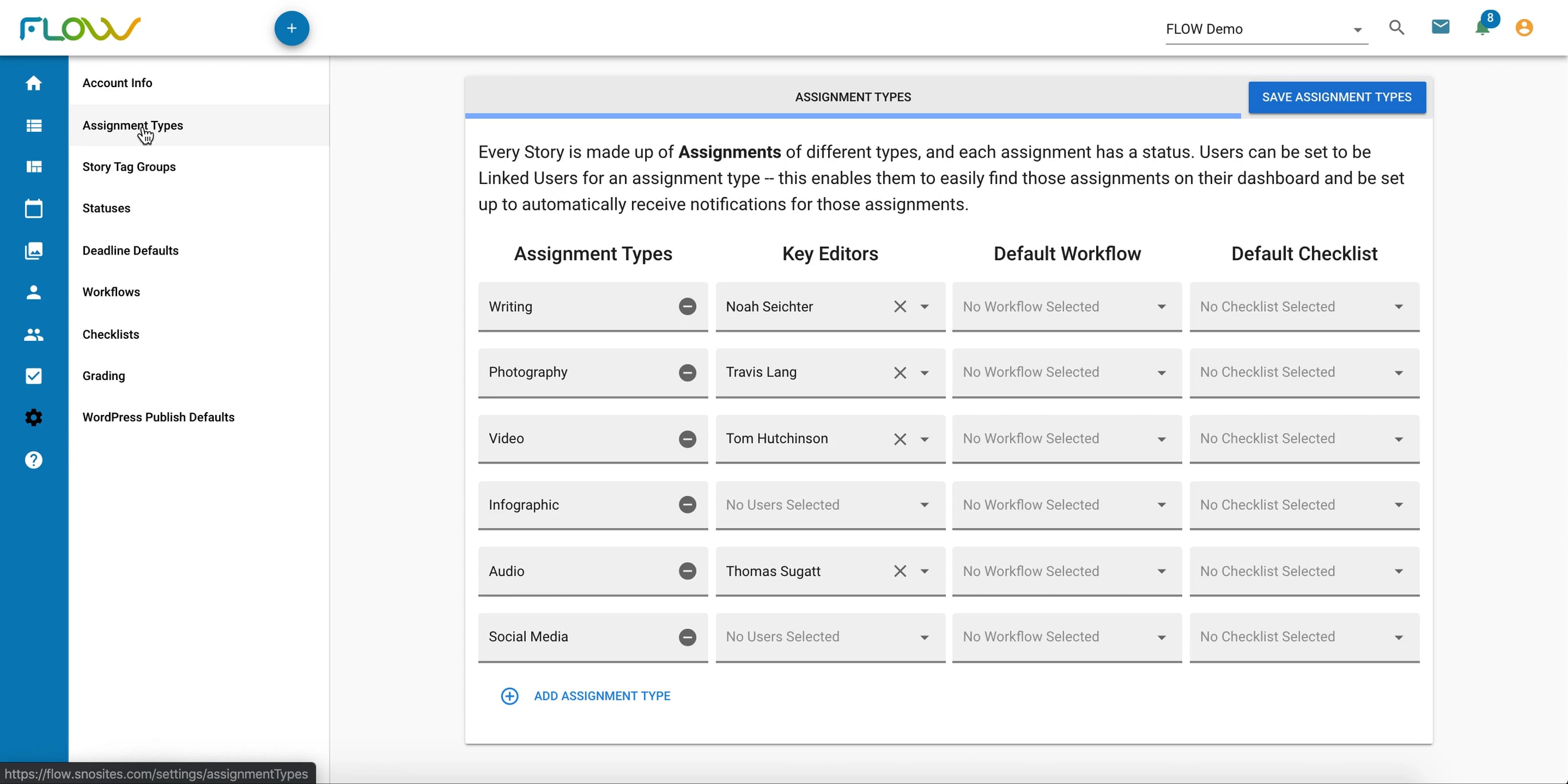 SNO FLOW - Assignments & Story Tags on Vimeo