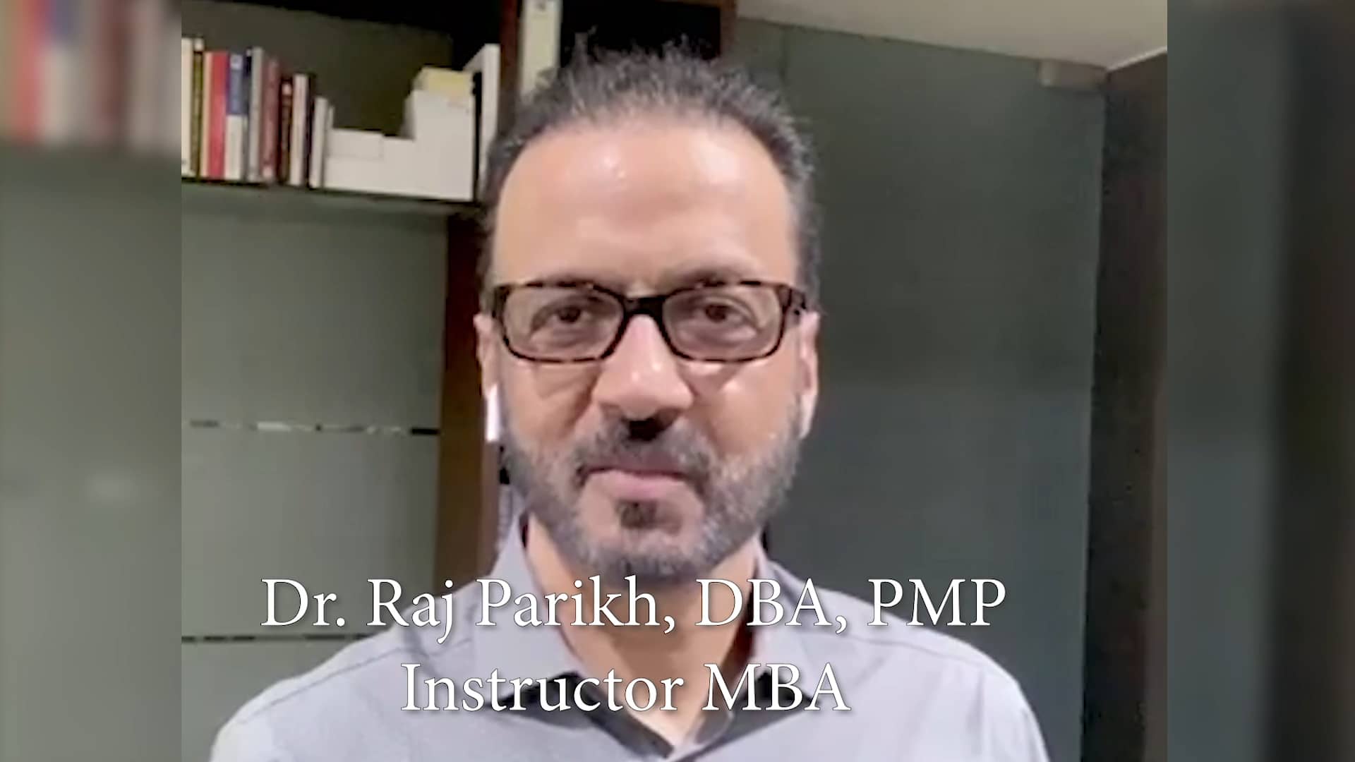 Welcome - Dr. Raj Parikh, DBA, PMP on Vimeo