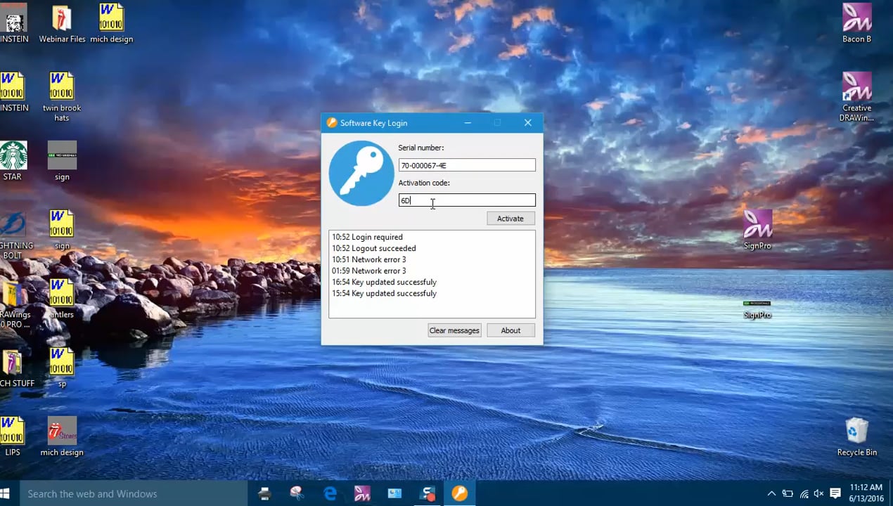 Drawings 8.0 Support - CBU Failure - Logged in Elsewhere