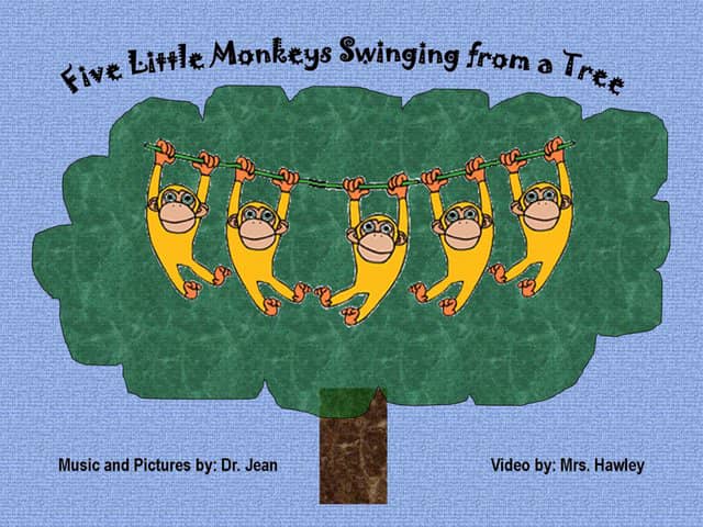 5 Little Monkeys Swinging from a Tree on Vimeo