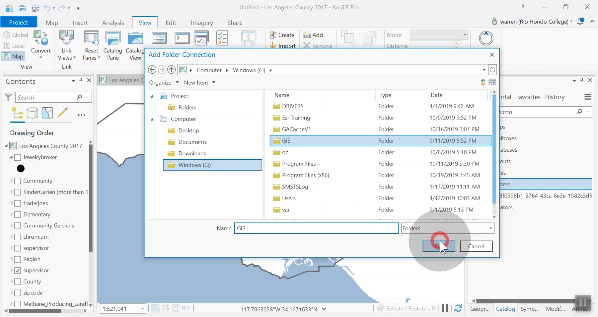 Add folder in ArcGIS pro on Vimeo