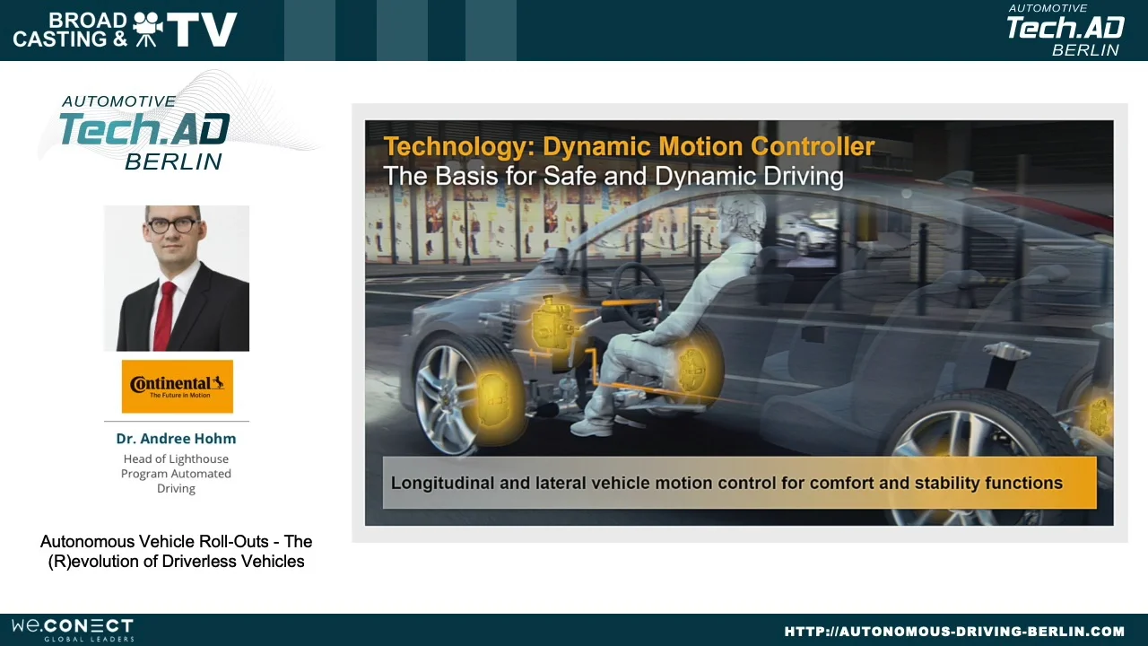 Tech.AD Europe 2019 - Dr. Andree Hohm, Continental on Vimeo