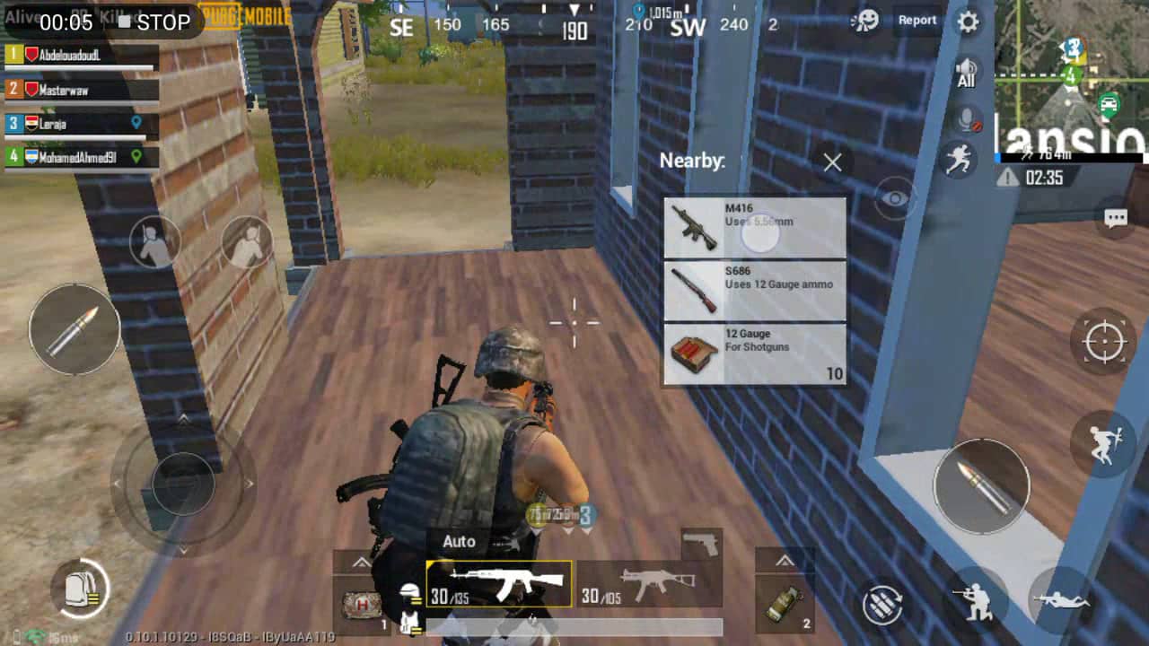 Pubg Mobile Game Scanning The Area For Enimies with Best Wepons and ...