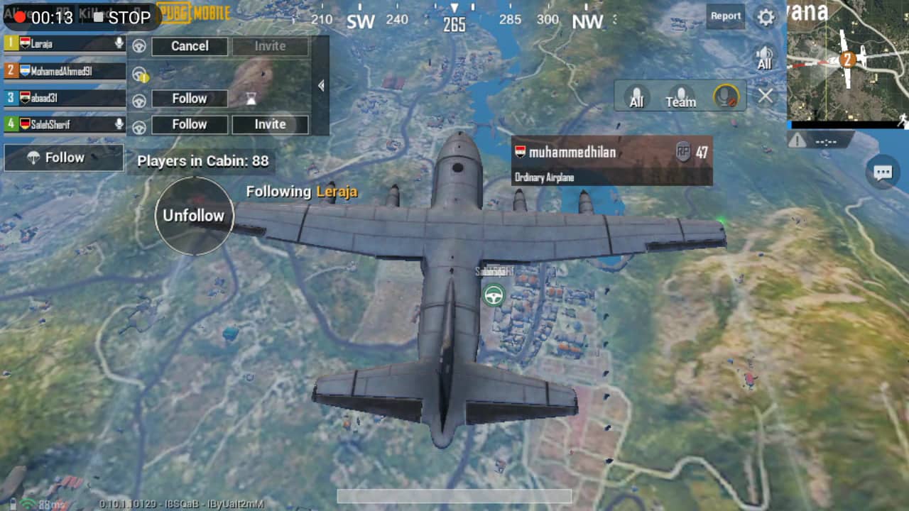 Pubg Mobile Game Squad Team Landing from Plane Classic Match on Vimeo
