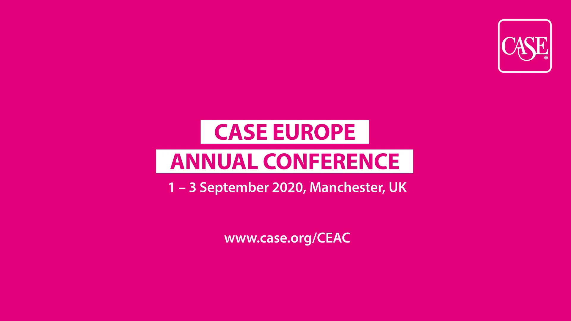 Case Europe Annual Conference 2019 on Vimeo