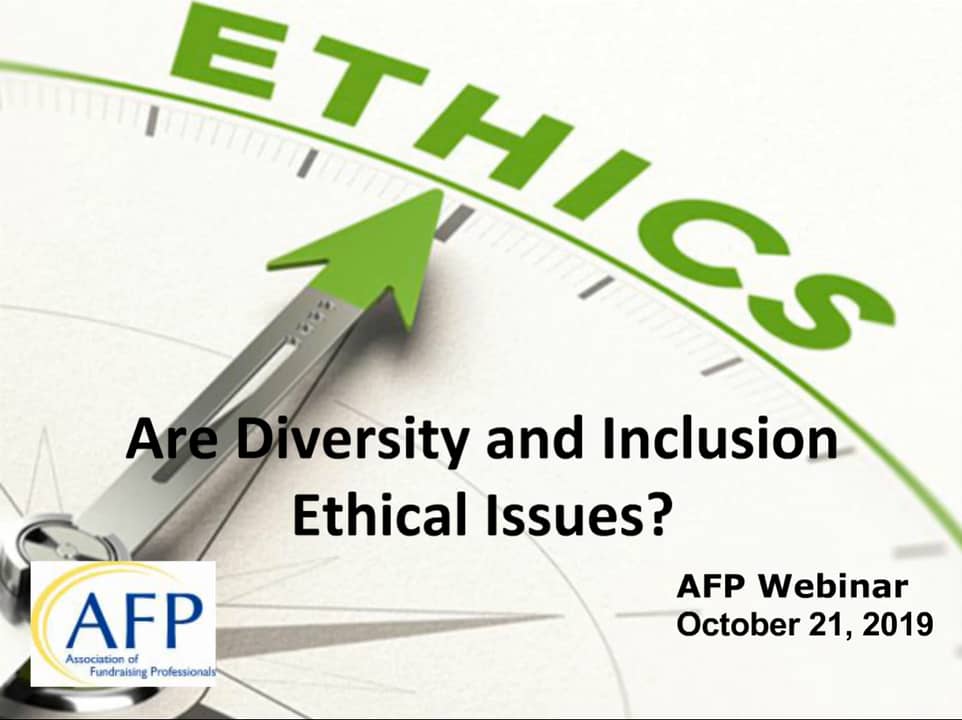 Are Diversity and Inclusion Ethical Issues? on Vimeo