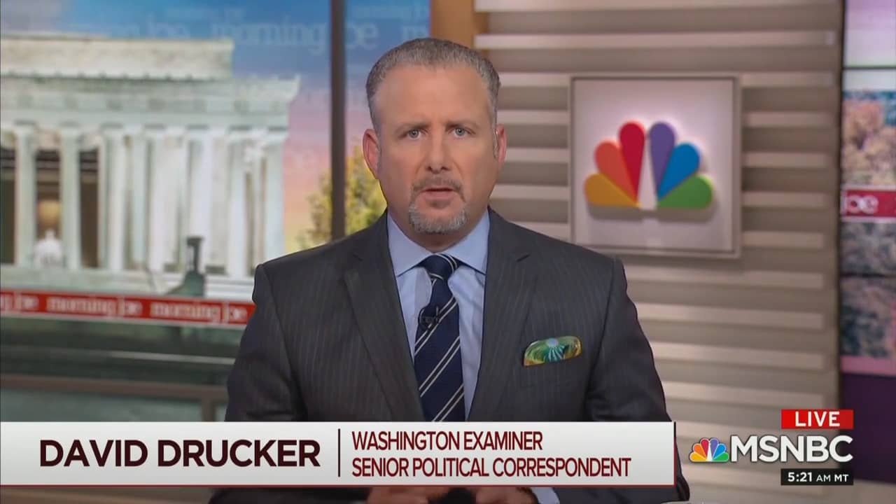 David Drucker of the Washington Examiner on MSNBC Morning Joe October ...