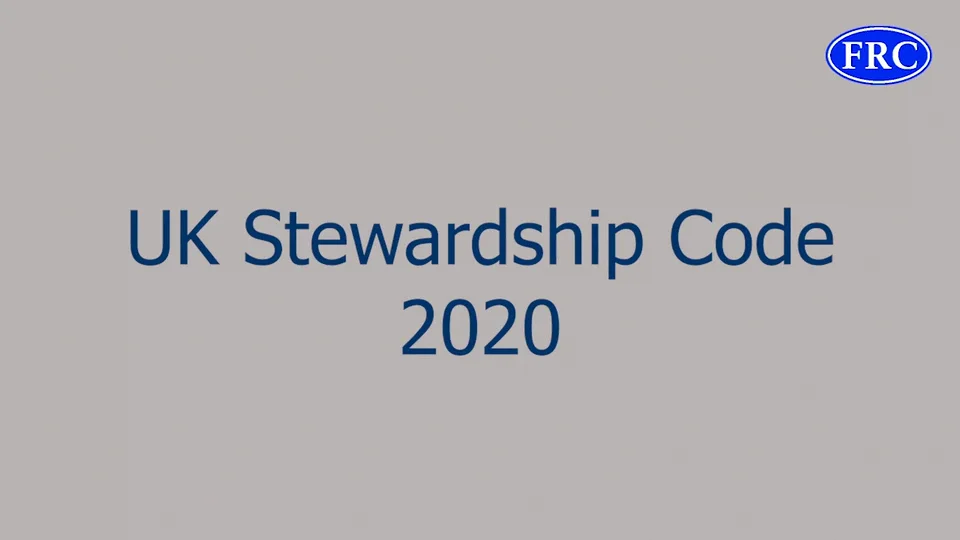UK Stewardship Code 2020