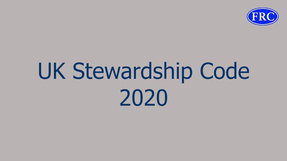 UK Stewardship Code 2020 on Vimeo