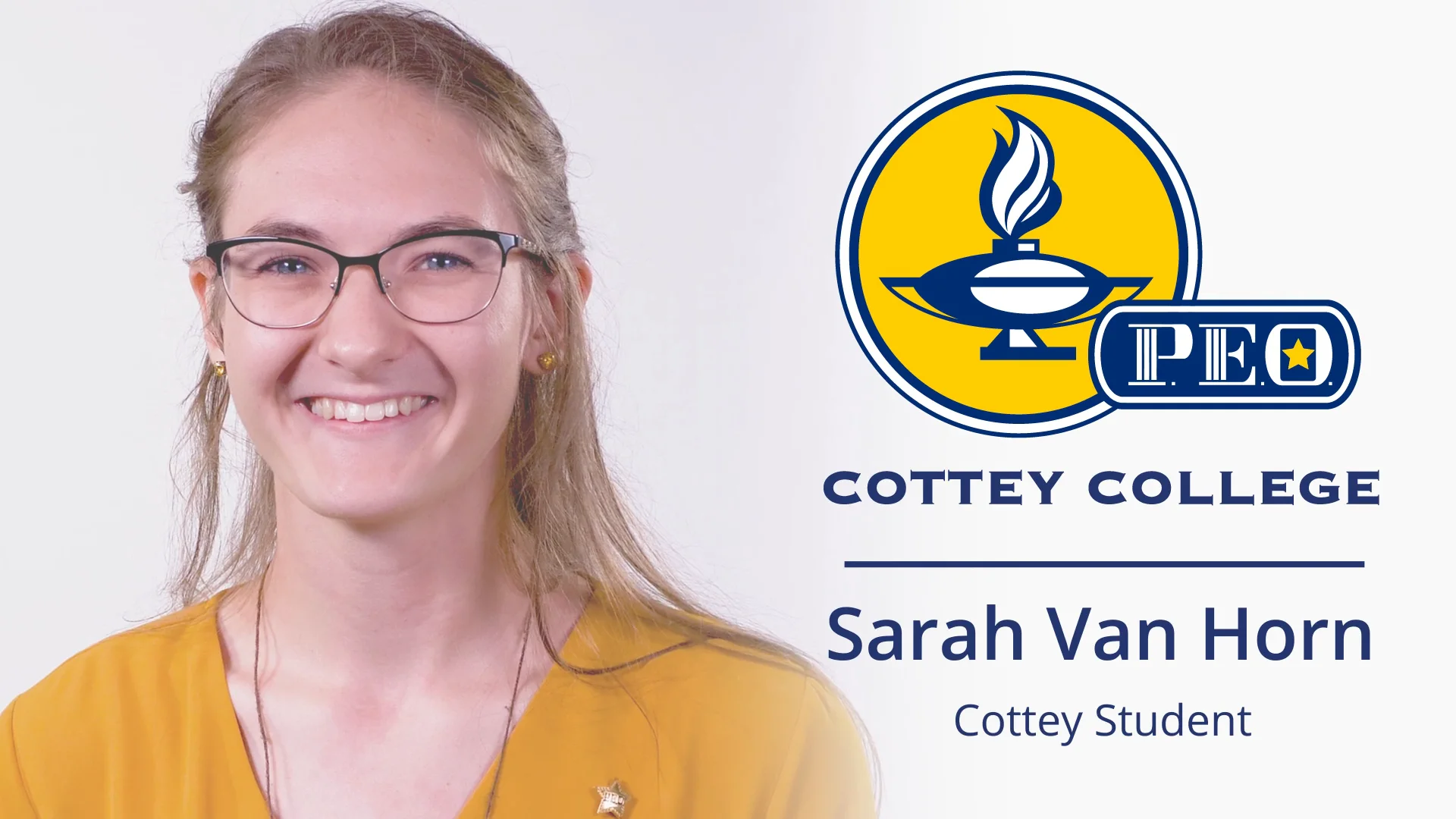 2019 Q&A with Cottey College student Sarah Van Horn on Vimeo