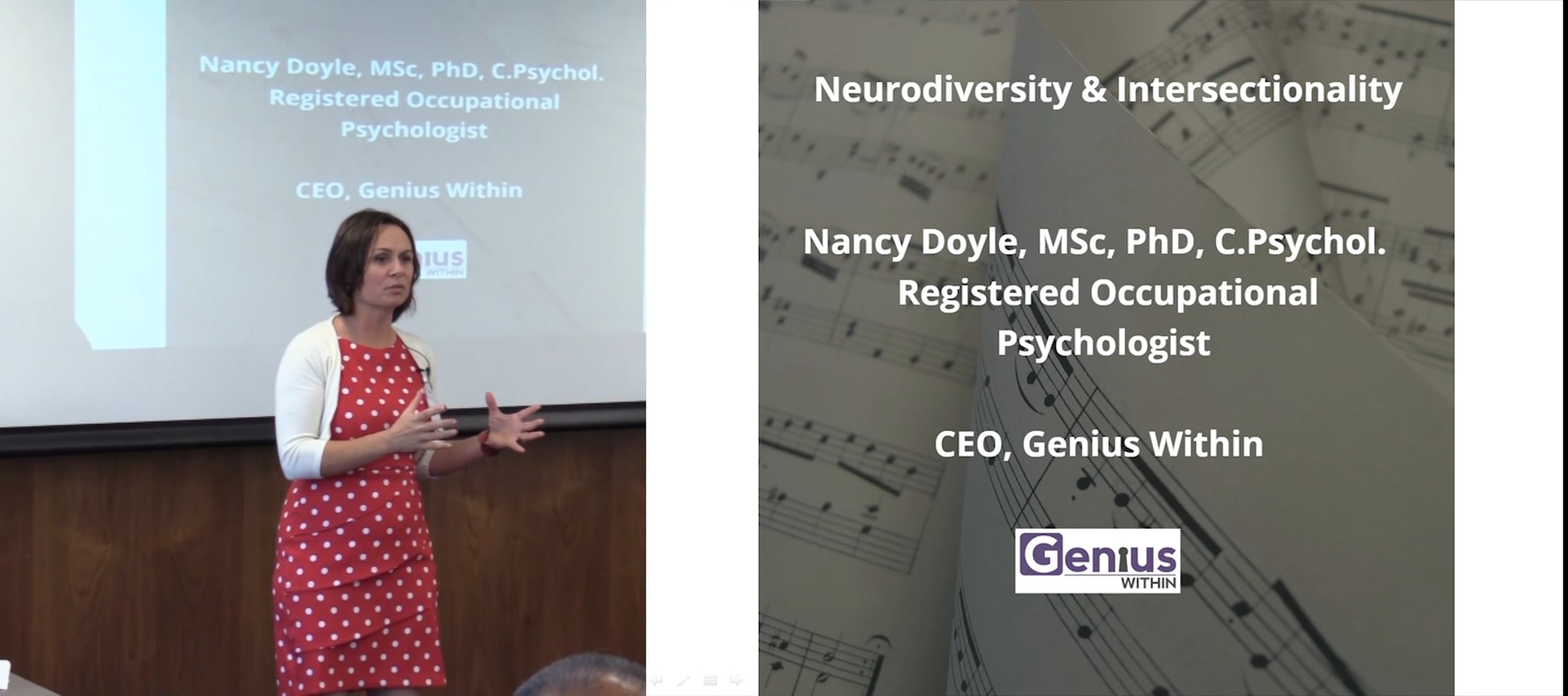 Neurodiversity & Intersectionality - Dr Nancy Doyle, Genius Within on Vimeo