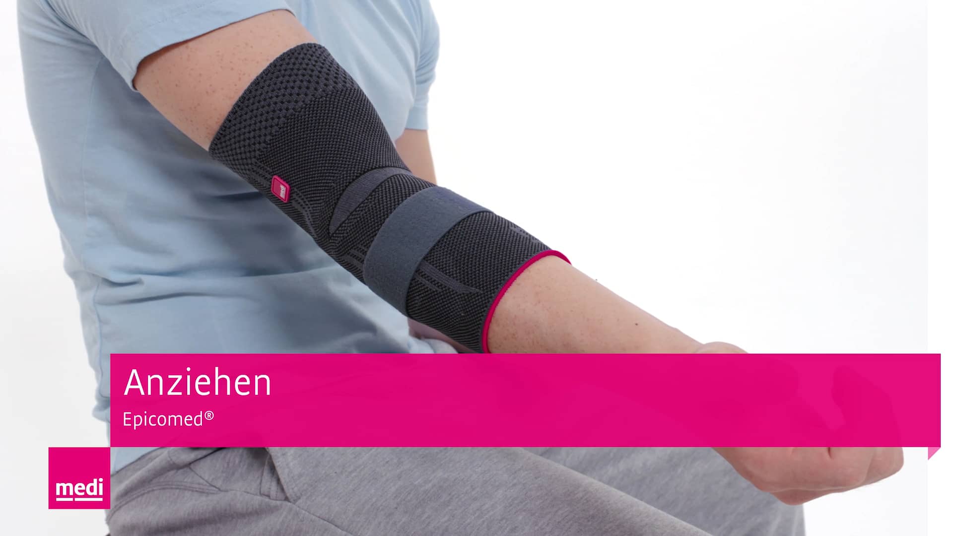 Epicomed Ellenbogenbandage - Anleitung für Patienten on Vimeo