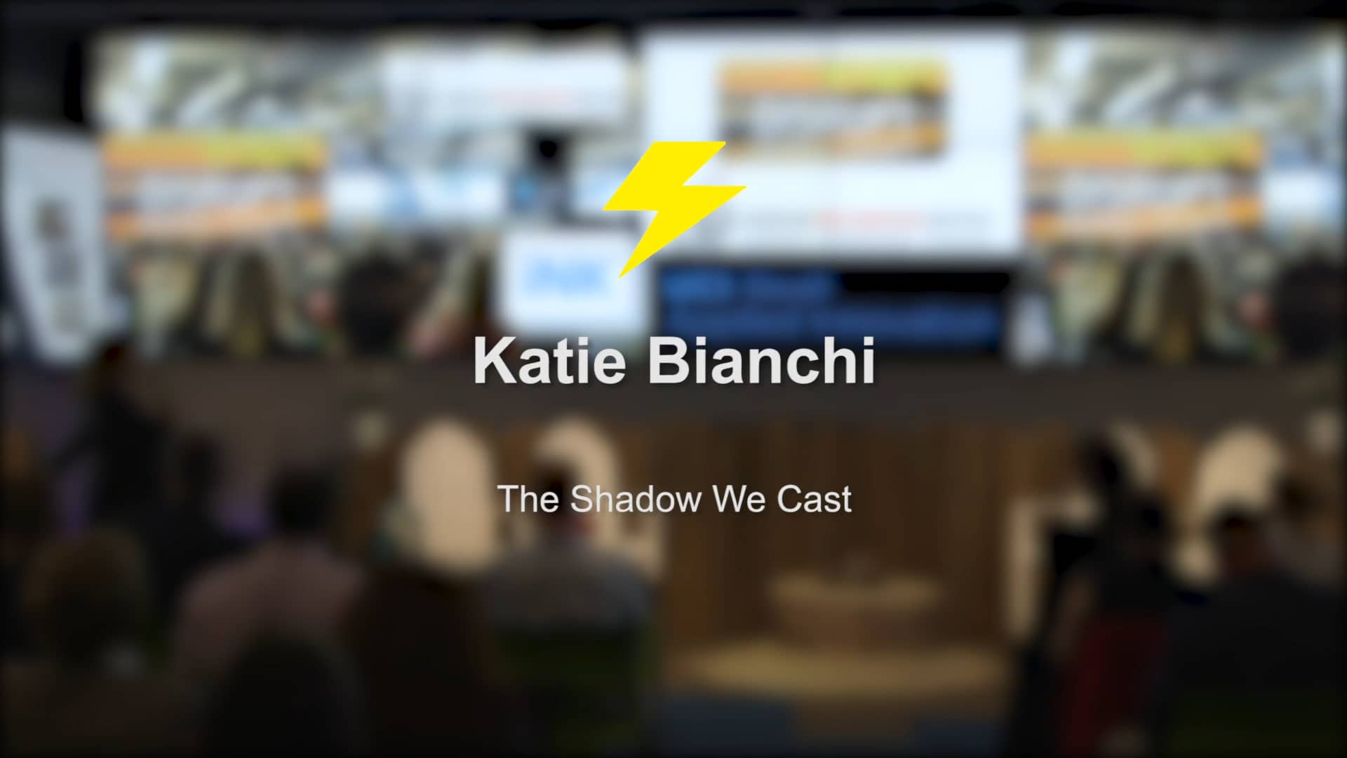 The Shadow We Cast | Katie Bianchi | DisruptHR Talks on Vimeo