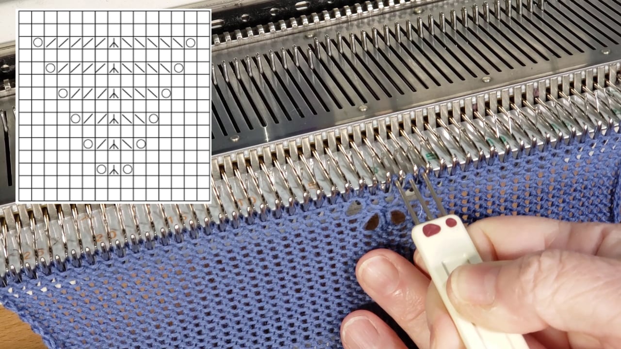 Lace: Multiple Stitch Transfers Part 2 | Machine Knitting Tutorial