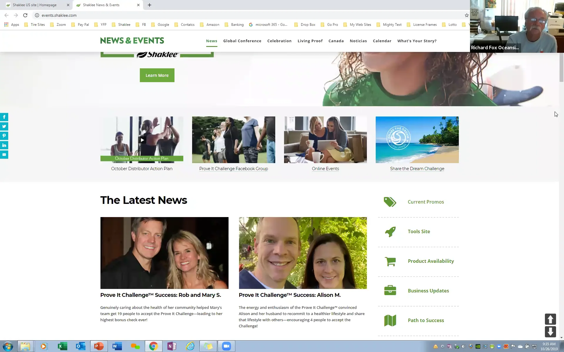 2019-10-26 Richard - Shaklee Social on Vimeo