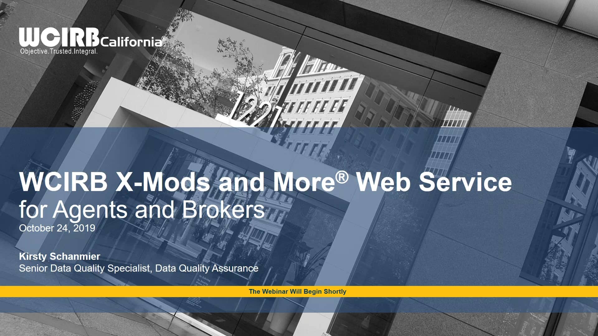 WCIRB X-Mods and More® for Agents and Brokers on Vimeo