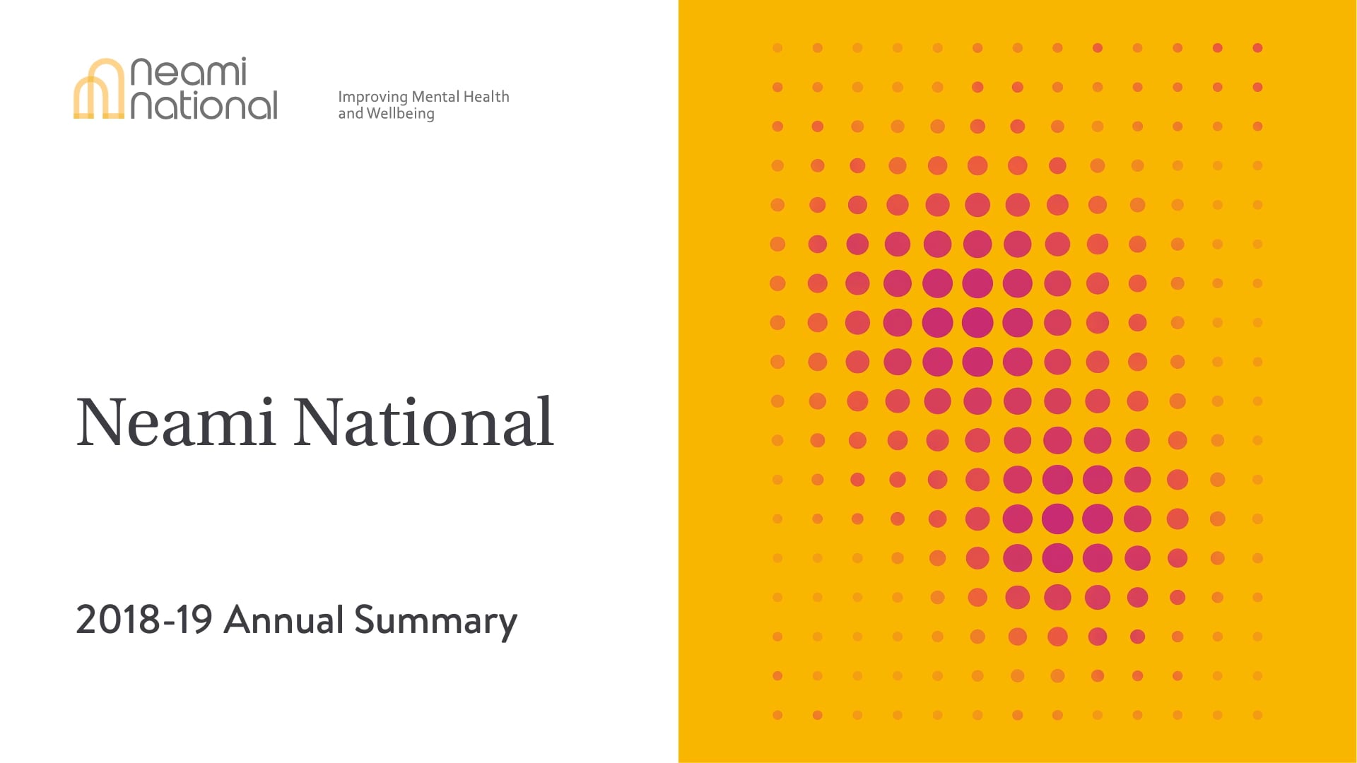 2018-19 Neami National Annual Summary on Vimeo