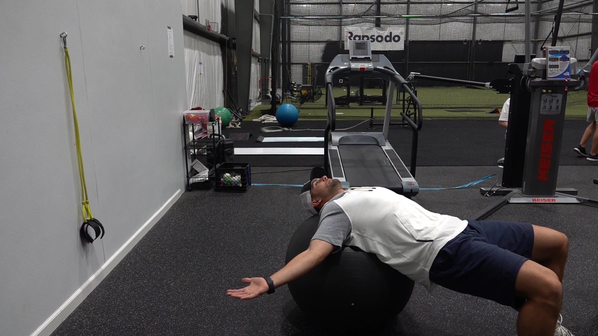 Stability Ball Pec Stretch on Vimeo