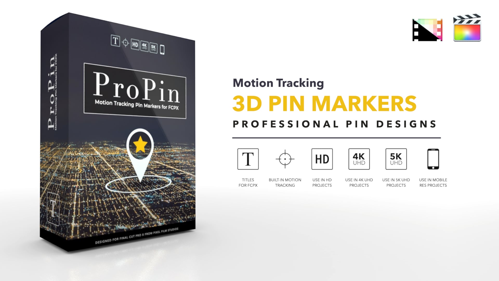 ProPin - 3D Pin Markers for Final Cut Pro X - Pixel Film Studios on Vimeo