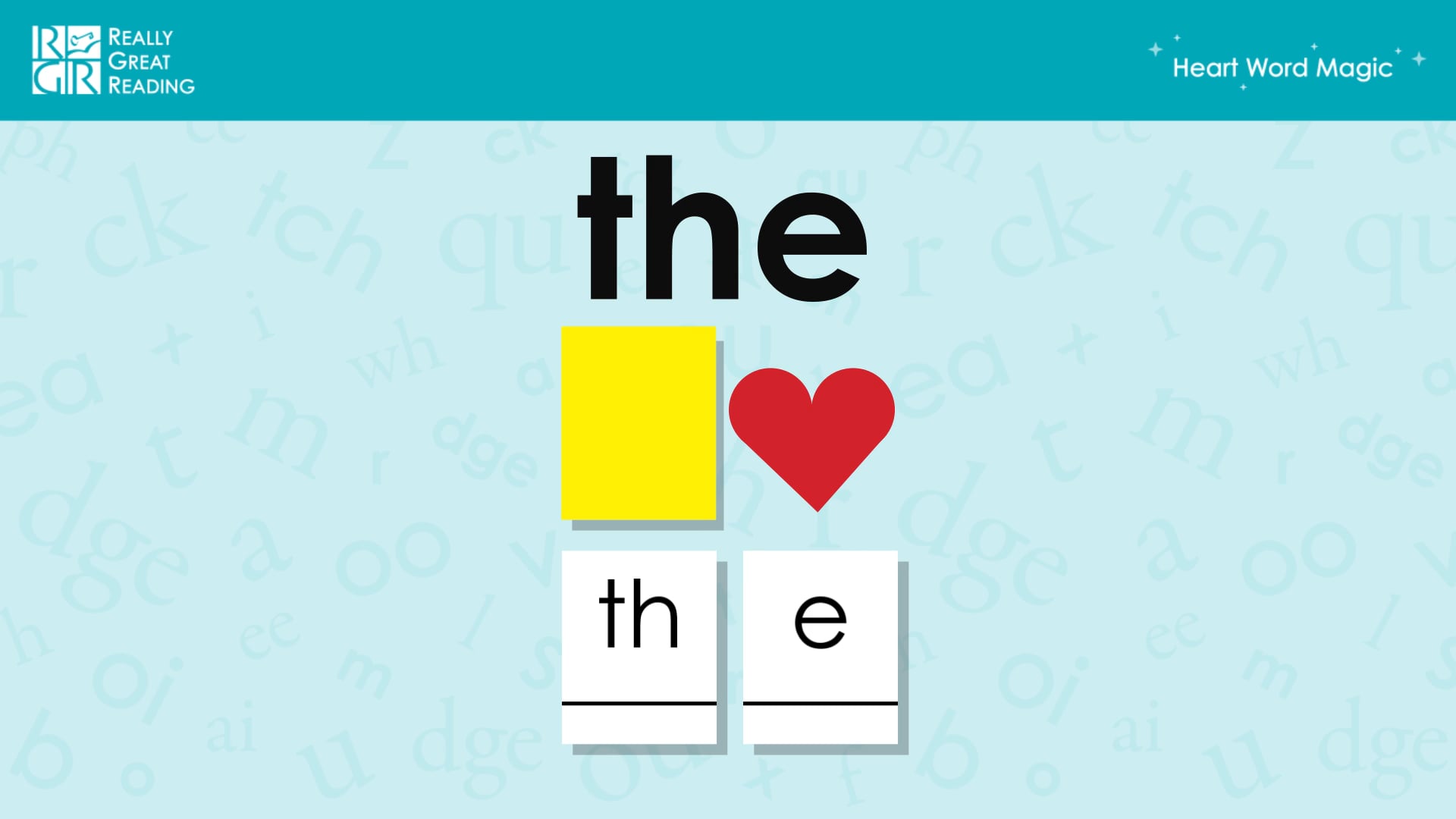 Heart Word Magic - The Word "The" on Vimeo