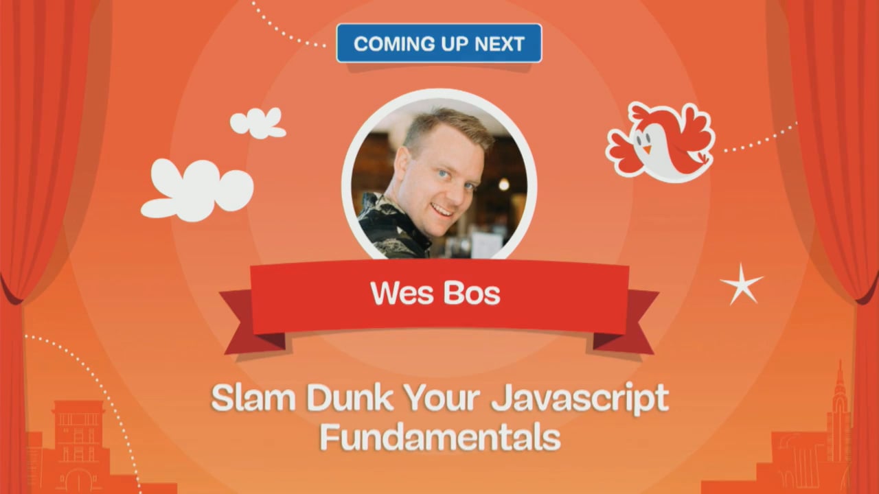 Wes Bos on Slam Dunk Your Javascript Fundamentals at SmashingConf NYC ...