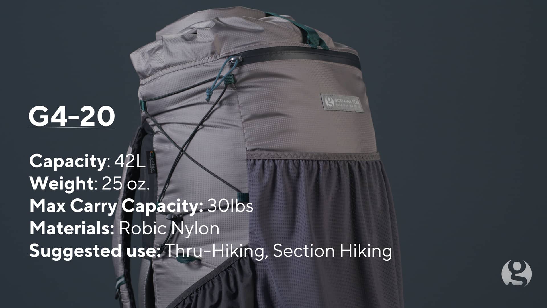 Gossamer Gear G4-20 on Vimeo