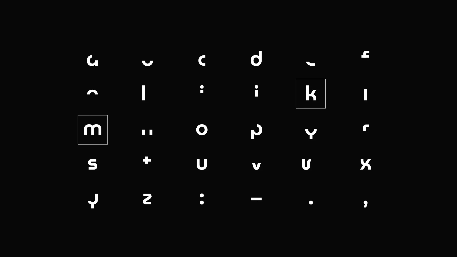 Moderno Animated Specimen