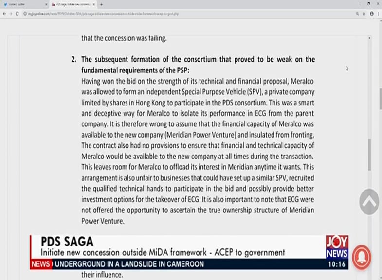 JOY NEWS-DANIEL DADZIE-ACEP Has Asked Government To Initiate New ...