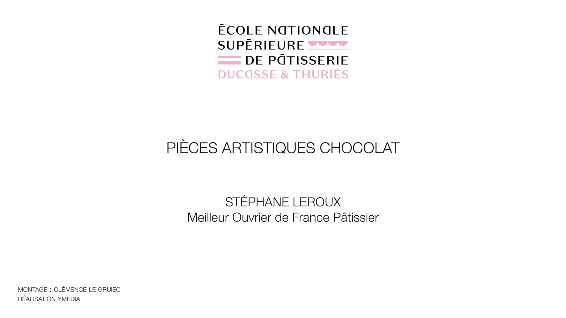PIÈCES ARTISTIQUES CHOCOLAT PAR STÉPHANE LEROUX - Meilleur Ouvrier de ...