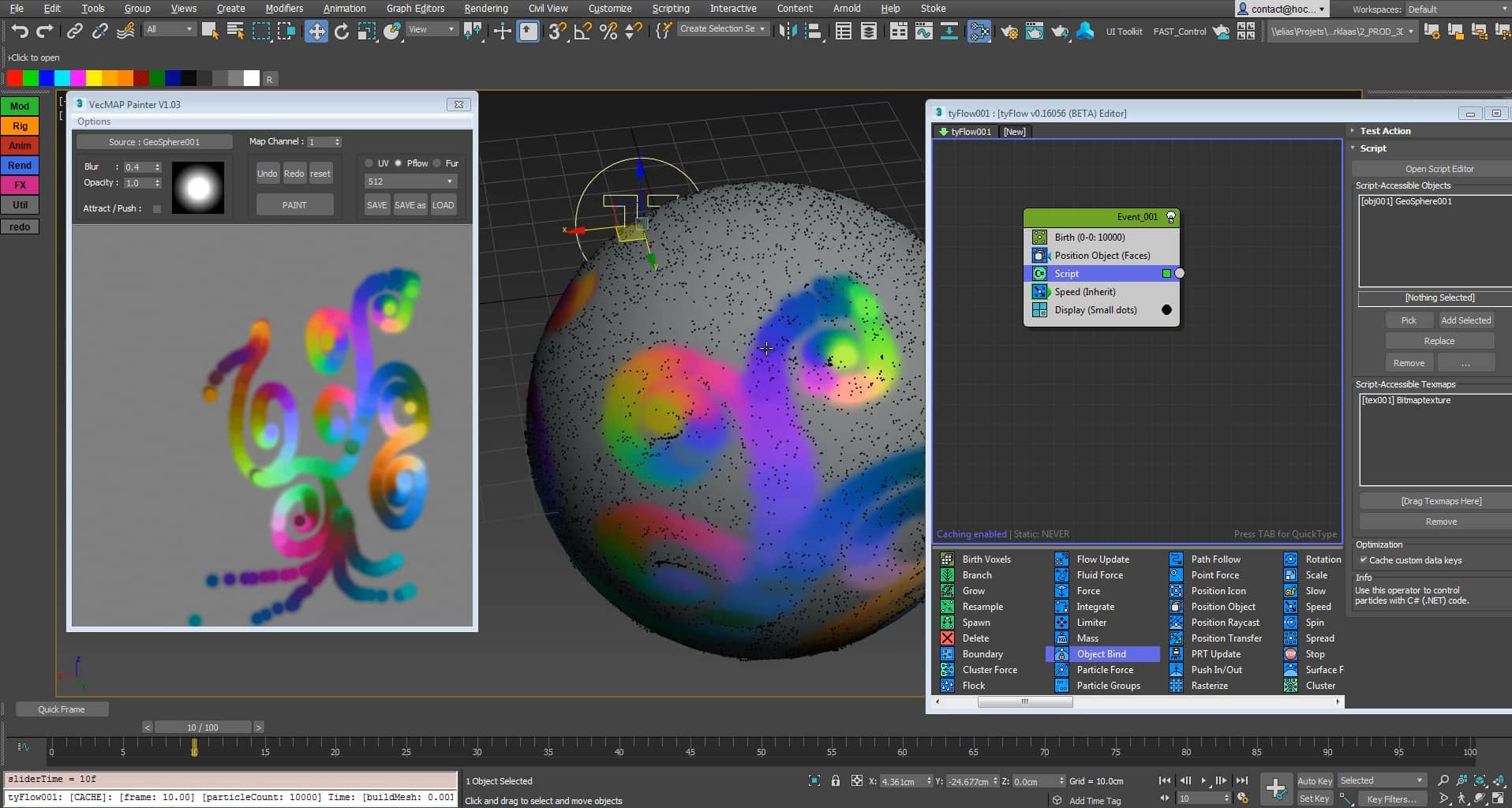 VecMap to Tyflow tutorial on Vimeo