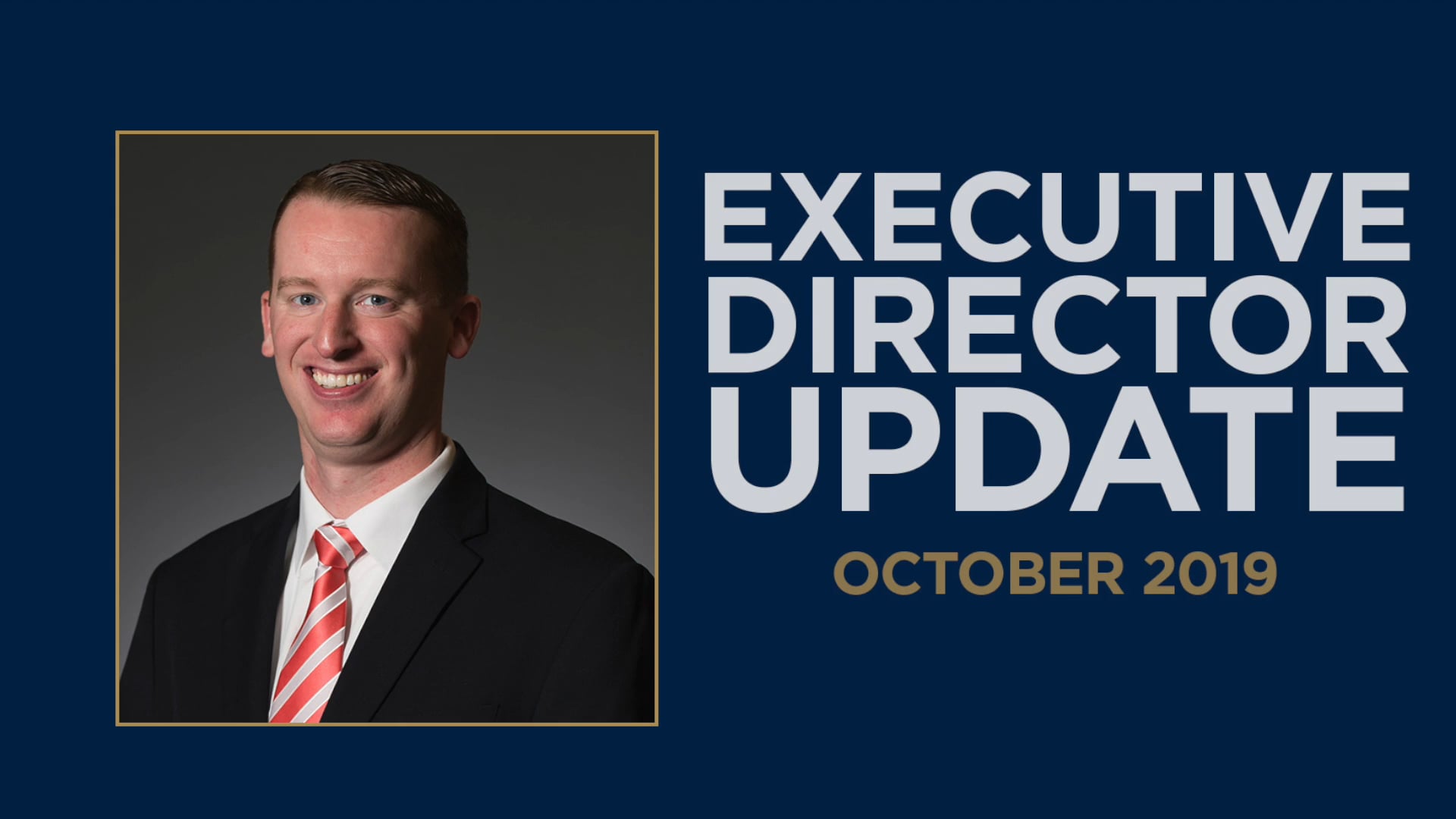Executive Director Update | October 2019 on Vimeo