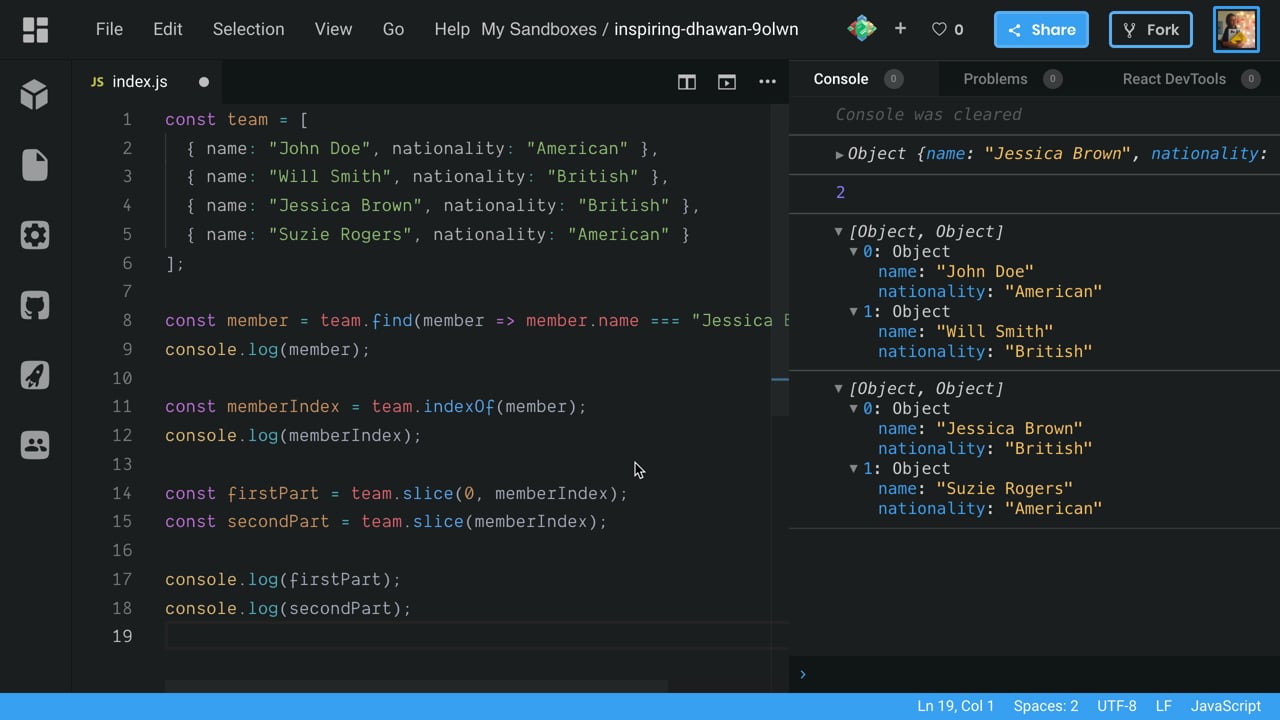 Learn Array.indexOf in JavaScript - A Vue.js Lesson From our... Learn Array.indexOf in JavaScript - A Vue.js Lesson From our...