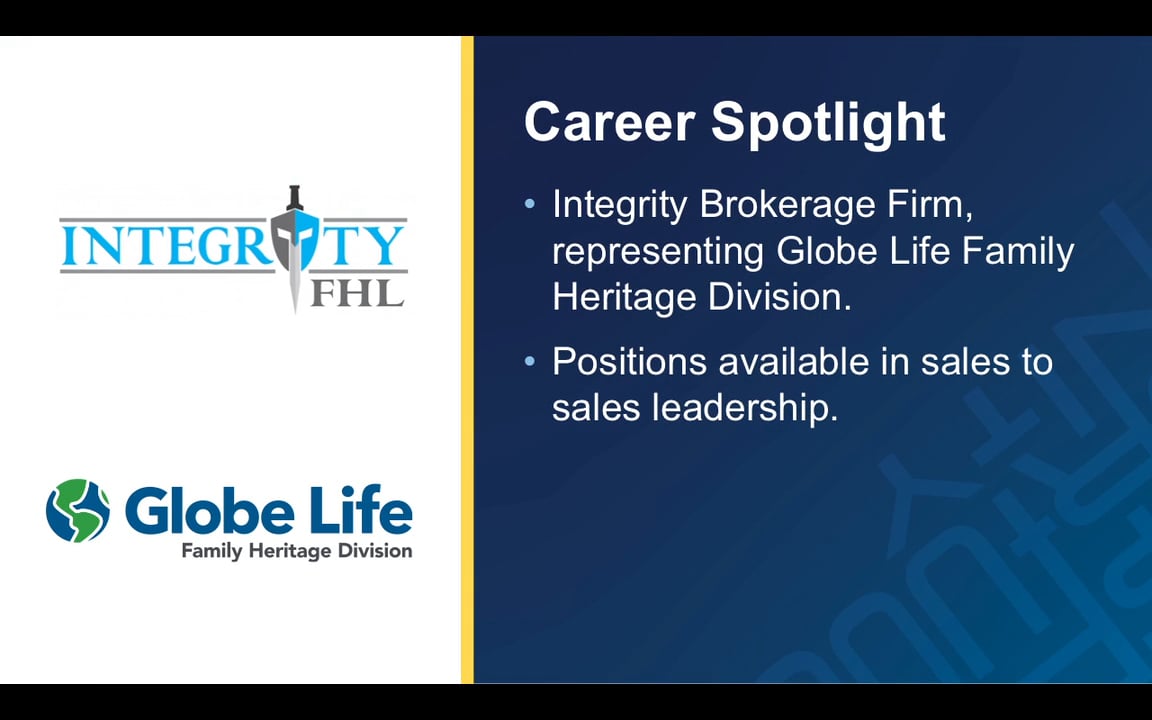 Career Spotlight - Globe Life Family Heritage Division (Jan 2021) on Vimeo
