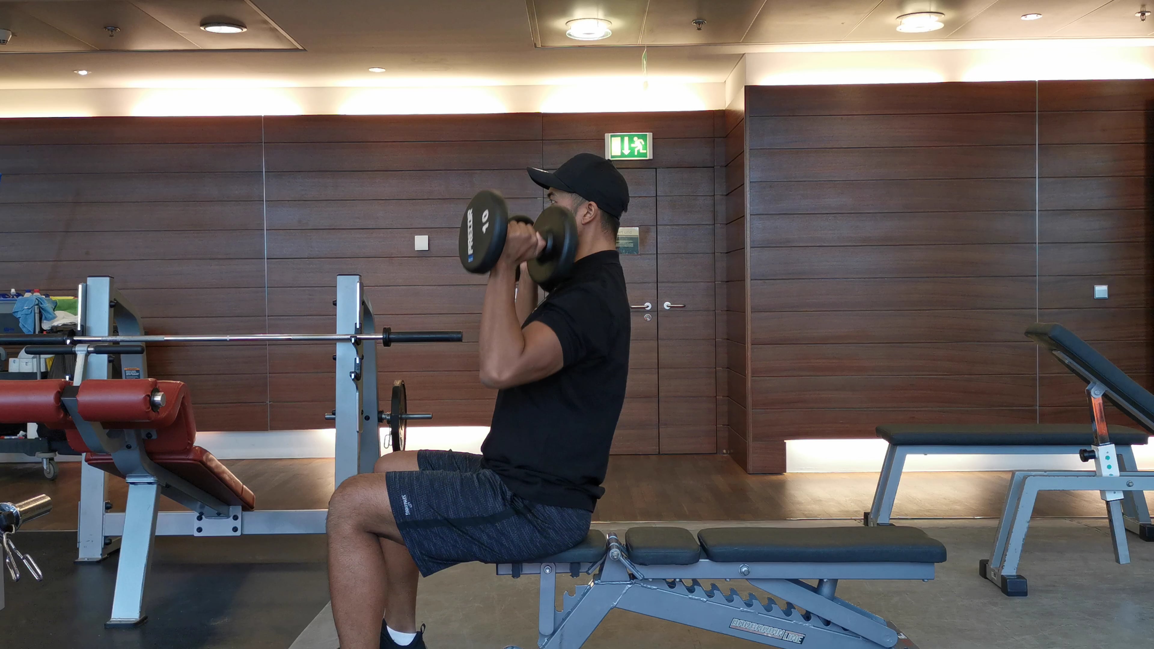 DB seated Strict press on Vimeo