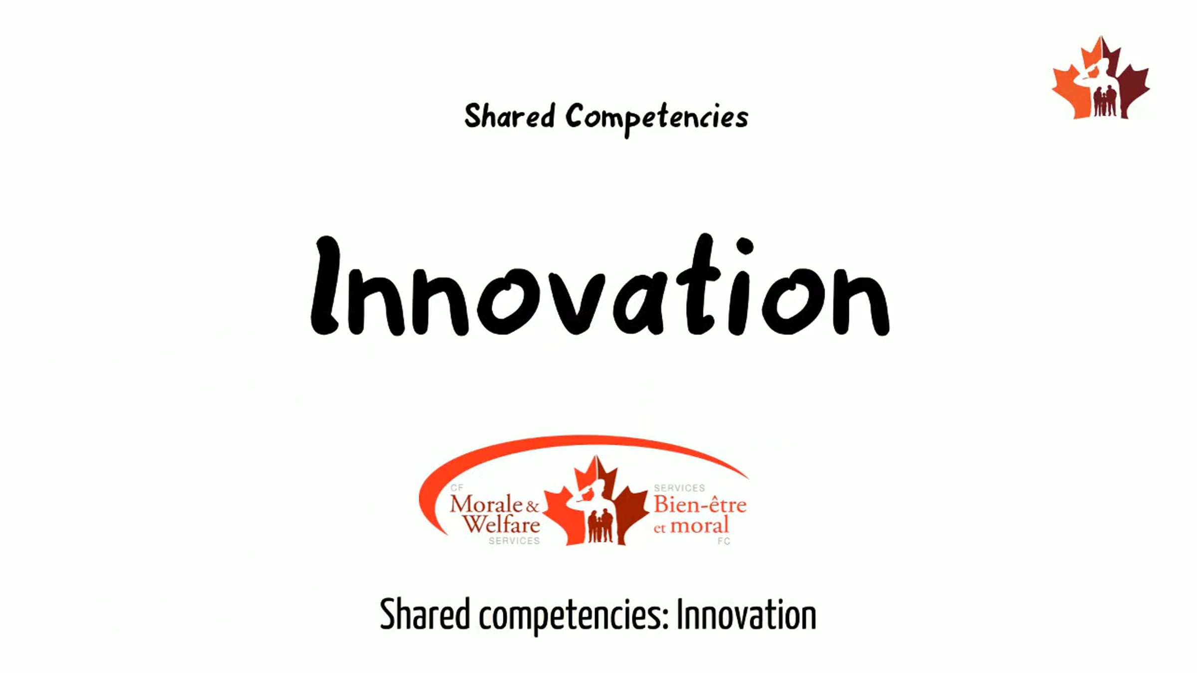 CFMWS Shared Competencies: Innovation