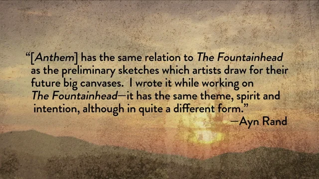 Anthem Ayn Rand Quotes