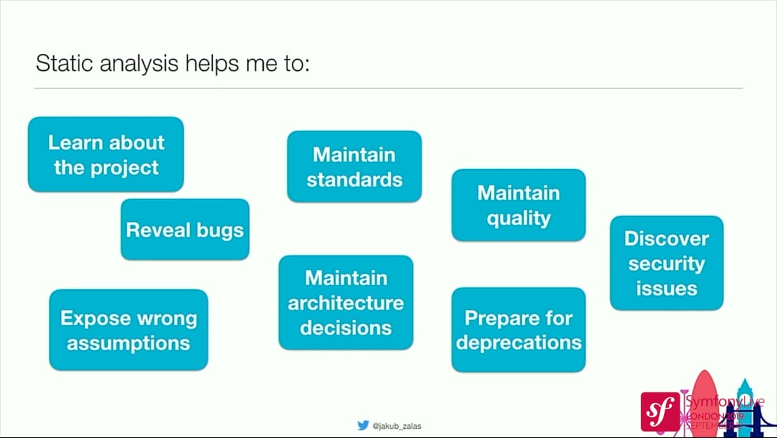 Symfony QA (Jakub Zalas) > Symfony Live London 2019 | SymfonyCasts