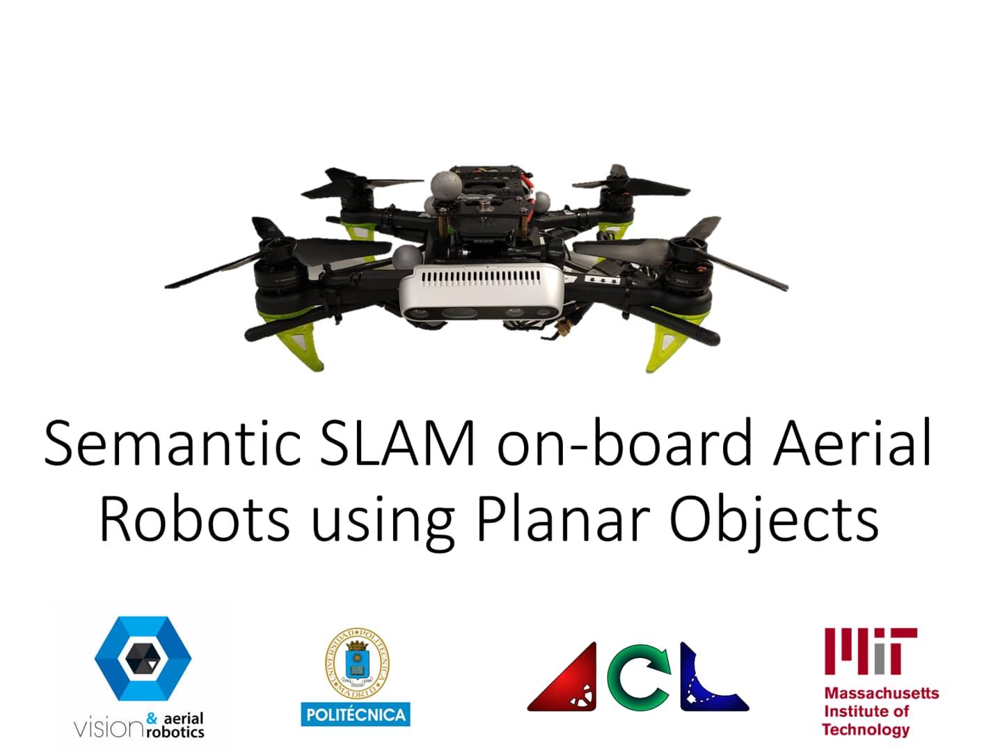 Visual Planar Semantic SLAM for Aerial Robotic Systems on Vimeo