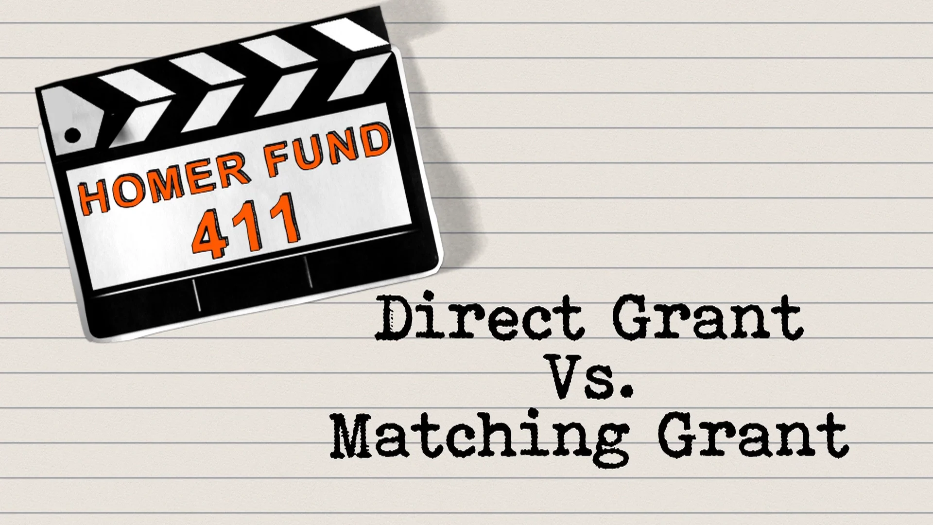 HOMER FUND GRANT PROGRAMS