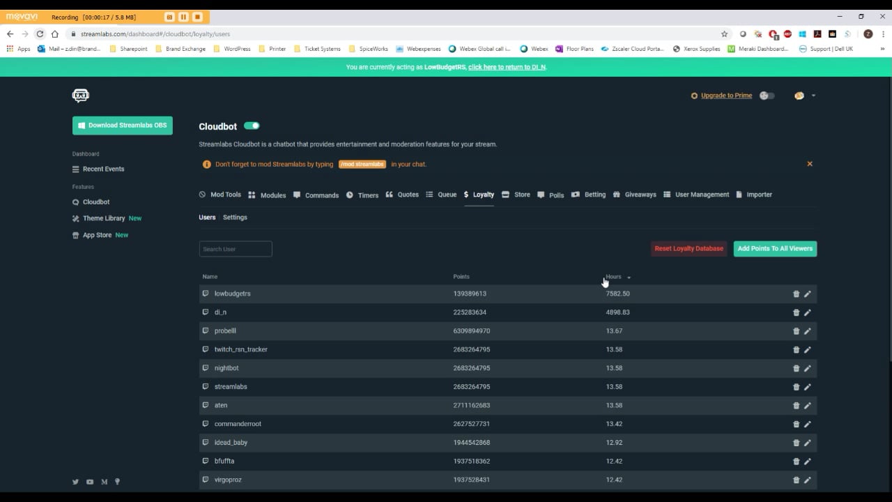 Streamlabs - Cloudbot Loyalty on Vimeo