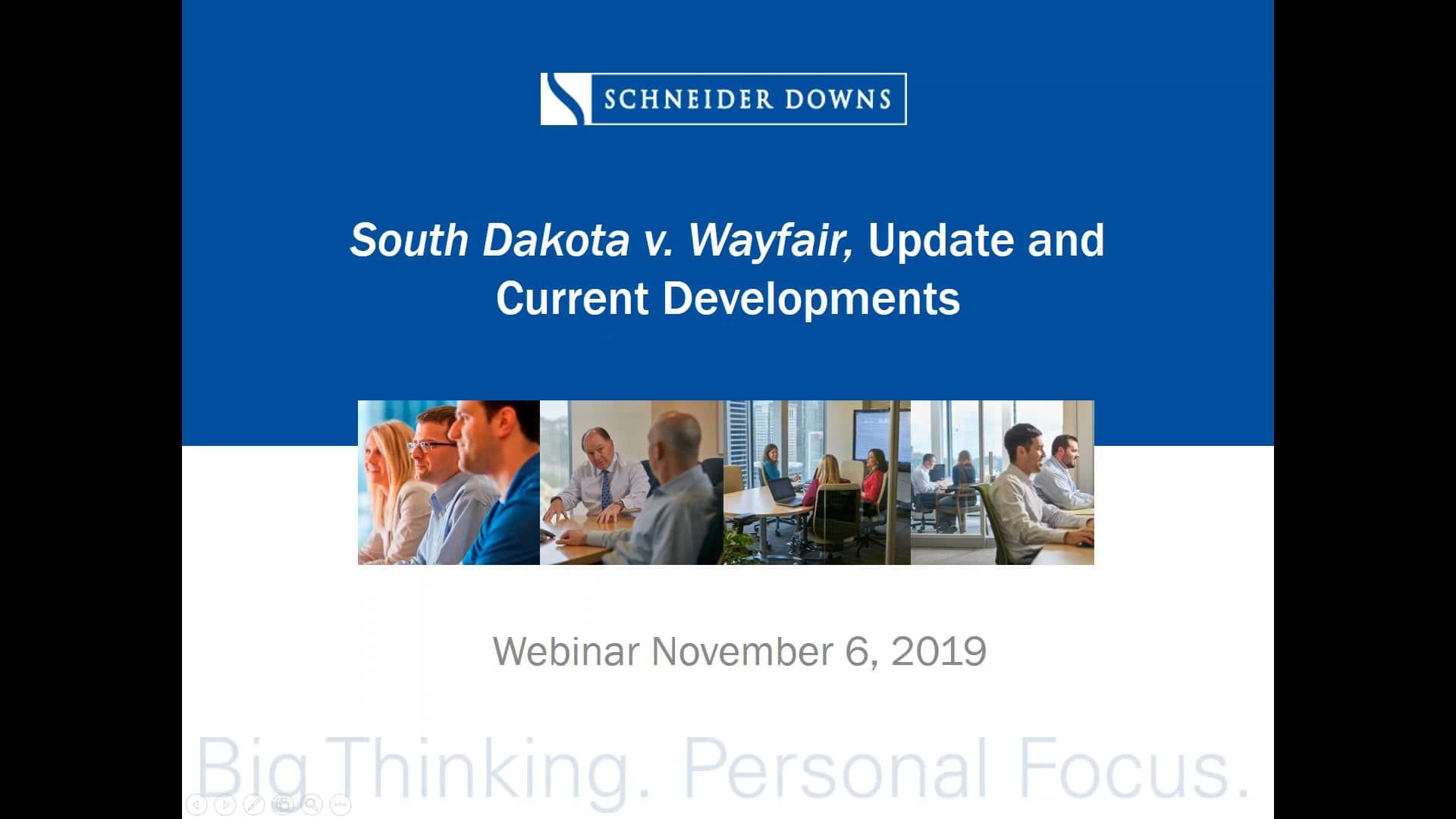South Dakota v Wayfair: Update and Current Developments on Vimeo