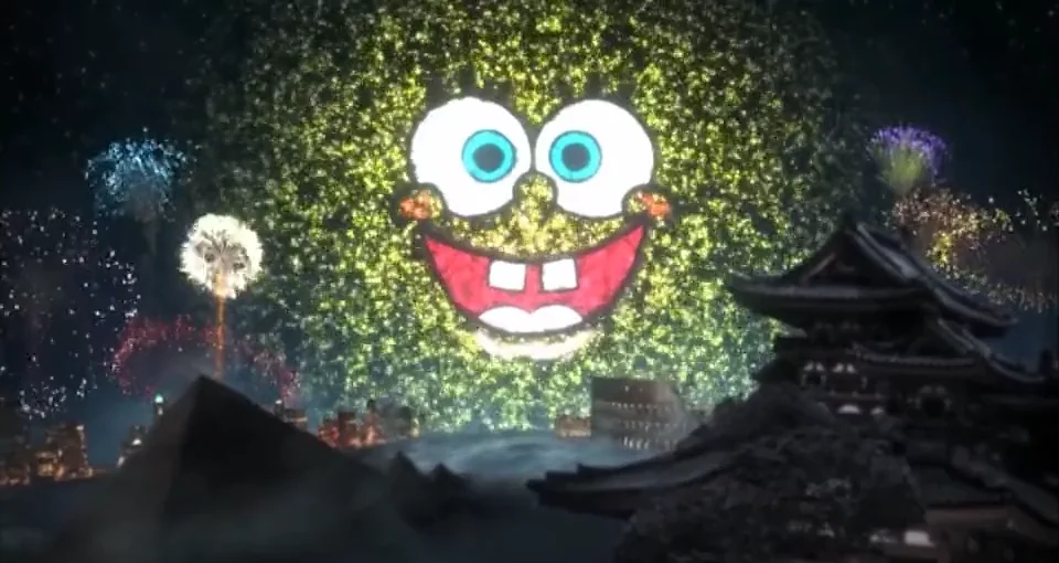Spongebob "Fireworks" ident