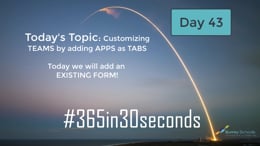 Day 43 Adding Existing Forms To Teams On Vimeo