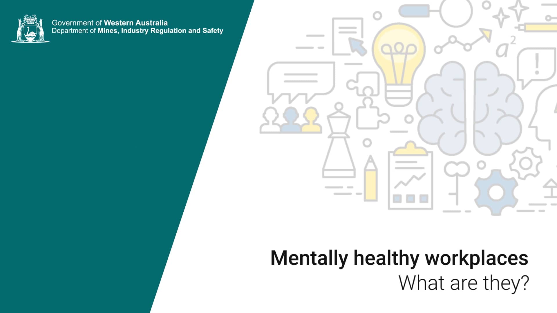 DMIRS Mentally healthy workplaces - What are they? on Vimeo