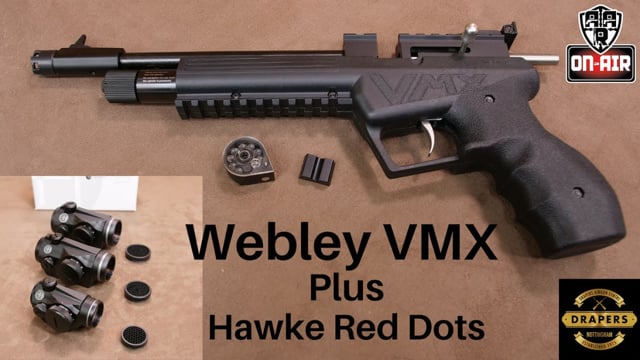 Webley VMX Pistol Plus Hawke Red Dots - Airgun101