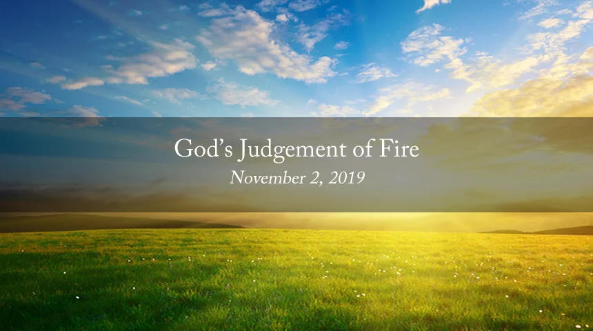 God's Judgement of Fire on Vimeo